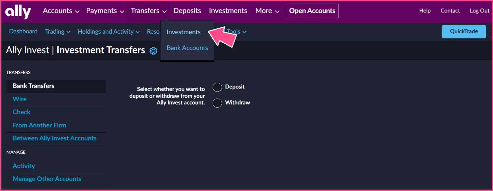 How to automate your invest deposits | Ally